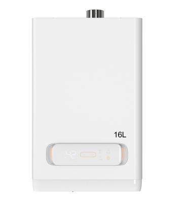 China Stainless Steel Tankless Gas Water Heater 12-16L Natural LPG Home Bathroom for sale