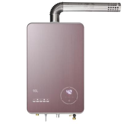 China 12L 3.17gal Indoor Gas Water Heater 24kW Instant Natural Gas Heater Wall Mounted for sale
