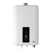 China 12L-16L Forced Type Natural Gas Water Heater Tankless Wall-Mounted Copper Heat Exchanger for sale