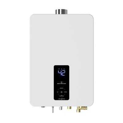 China 20L Natural Gas Tankless Water Heater LED Display 90% Thermal Efficiency for sale