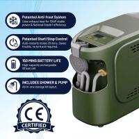 China Portable Propane Camping Water Heater 6L/min 5200mAh for Outdoor Winter Shower for sale