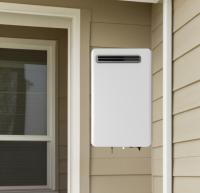 China 16L/Min Outdoor Tankless Gas Water Heater High Efficiency Copper Heat Exchanger for sale