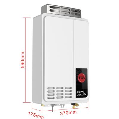 China Tankless LPG NG Gas Water Heater 16L/Min Outdoor Instant Heating High Efficiency for sale