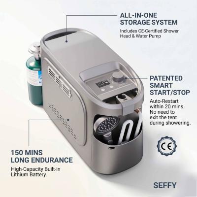 China Portable Gas Water Heater 6kW 3L/min Auto Ignition for Ice Fishing Hand Warmer for sale