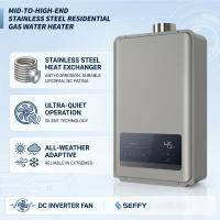 China 12L-16L Tankless Gas Water Heater Stainless Steel Heat Exchanger Anti Corrosion for Home Bathroom for sale