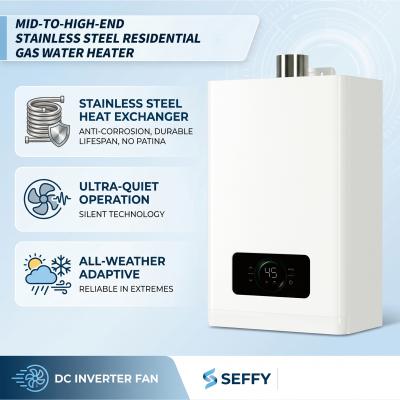 China 12-16L LPG Forced Exhaust Gas Water Heater Stainless Steel Heat Exchanger for sale