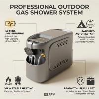 China Portable Outdoor 3L 6L Gas Water Heater for RV Camping Battery Operated 5200mAh 6kW for sale
