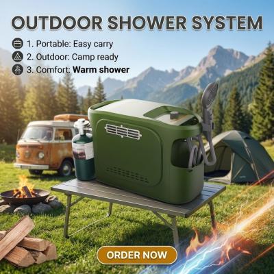 China Portable Propane Camping Water Heater 6kW Tankless for RV Cabin Off-Grid Use for sale