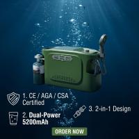 China Tankless Outdoor Gas Water Heater 3L Portable Propane Hot Water System 6kW with Shower Head Kit for Camping for sale