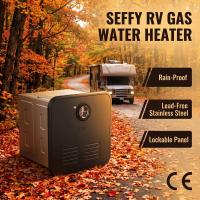 China Silent RV Tankless Gas Water Heater 15x15 Inch Stainless Steel for Camping Trailer Motorhome for sale