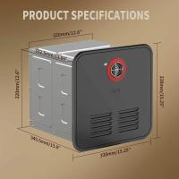 China OEM Custom Propane LPG RV Camper Van Water Heater 65000-80000 BTU Stainless Steel Tankless LED Display for sale