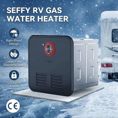 China 80,000 BTU Tankless RV Gas Water Heater Stainless Steel 15x15 Inch Built-in for Motorhomes for sale