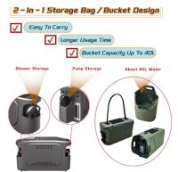 China 6L Portable Propane Hot Water Heater 5200mAh Equine Shower for Horse Wash Down for sale