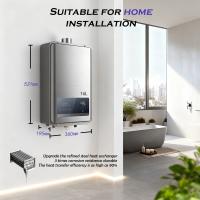 China Power Failure Available Gas Water Heater 16L Built-in Lithium Battery Stainless Steel Heat Exchanger Constant Temperature for sale