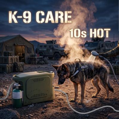 China Portable Tankless Water Heater with 180-Min Battery Life Copper Heat Exchanger for Constant Temperature Mobile Pet Spa System for sale