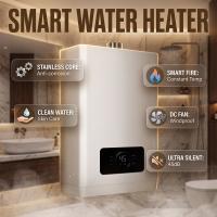 China Stainless Steel Heat Exchanger Gas Water Heater for Hard Water Area Middle East Africa South America Anti-scaling Long Lifespan for sale