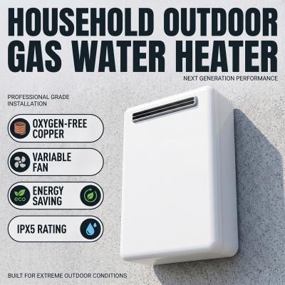 China Whole House Hot Water Solution 20L 26L Outdoor Gas Water Heater Constant Temperature ±1°C LPG Geyser South America for sale