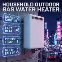 China 26L/min Flow Rate 48kW High Power IPX5 Storm-Rated Outdoor Gas Water Heater Tankless Instant Geyser for Luxury Villas for sale