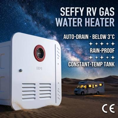 China 65,000-80,000 BTU Stainless Steel RV Gas Motorhome 12V DC Tankless Instant Water Heater Outdoor Car Use CE Certified for sale