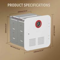 China 65,000 BTU Stainless Steel RV Tankless Propane Water Heater 12V DC Digital Display On-Demand Instant Hot Outdoor Motorhome Caravan for sale