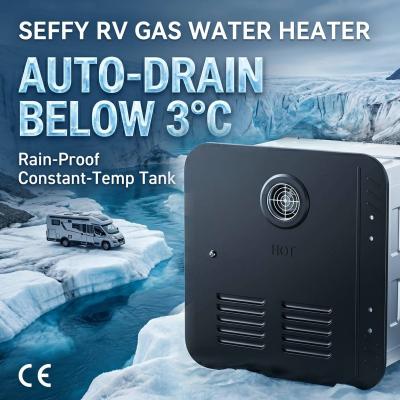China Caravan Motorhome Tankless Gas Geyser Instant Propane Water Heater 80k BTU Stainless Steel Outdoor Shower Camping CE Certified for sale