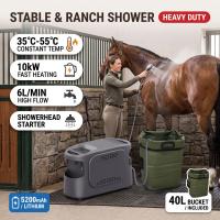 China Overland Trail Off-Road Shower 10kW Tankless Propane Water Heater for sale