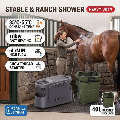 China Overland Trail Off-Road Shower 10kW Tankless Propane Water Heater for sale