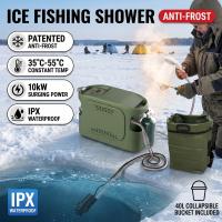 China Ice Hole Fishing Sub-Zero Hot Shower 10kW Anti-Frost Propane Heater for sale