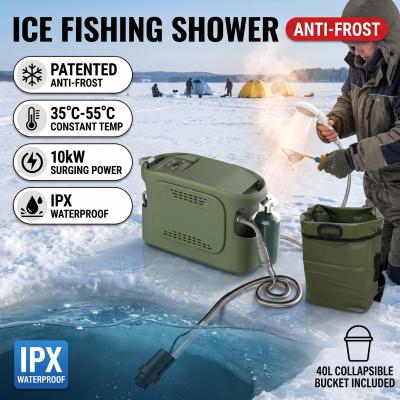 China Ice Hole Fishing Sub-Zero Hot Shower 10kW Anti-Frost Propane Heater for sale