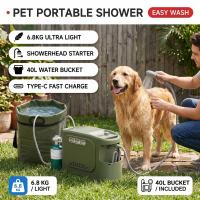 China 6kW Portable Propane Water Heater 3L Flow 5200mAh Battery for Pet Bathing for sale