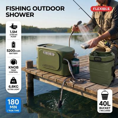 China 6kW River Fishing Bank Side Gear Cleaner Propane Water Heater for sale