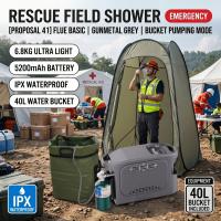 China 6kW Field Medical Aid Mobile Emergency Shower Propane Water Heater for sale