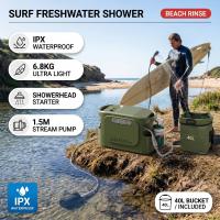 China Portable Propane Water Heater 3L Flow 5200mAh Battery for Surf Beach Shower for sale