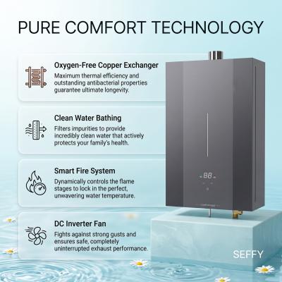 China Residential LPG Gas Water Heater with Stable Temperature for Bathroom Installation for sale