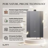 China Energy Saving LPG Instant Water Heater 25kW 30kW for Household Shower Supply for sale