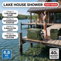 China Portable Propane Water Heater 3L Flow 5200mAh Battery for Lake House Shower for sale