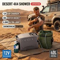 China Arid Dune Trail Sand Rinsing Propane Water Heater 12V Vehicle Adapter for Desert 4x4 for sale