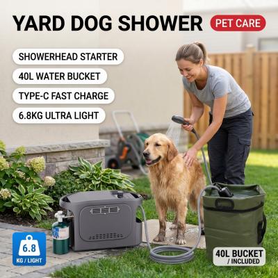 China Type-C PD Fast Charge Residential Lawn Dog Spa Washer 6.8kg Ultra-Light Body for sale