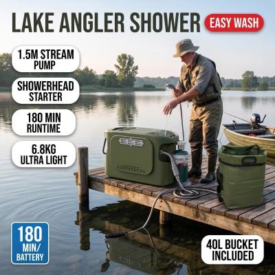 China Senior Lake Angler Fishing Dock Hand Wash Station 1.5m Self-Priming Pump Drive for sale
