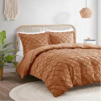 China Bohemian Style Soft Jacquard Comforter Set Geometric Pattern Tufted 4 Piece Bedding Set for sale