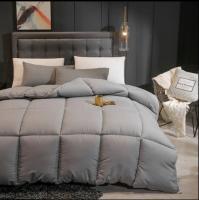 China All Season White Microfiber Polyester Comforter Hollow Fiber Quilt Cover Sets for sale