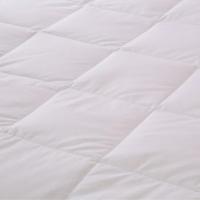 China White Home King Size Solid Microfiber Comforter With Piping Duvet Quilt for sale