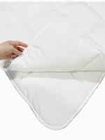 China Microfiber Luxury White Comforter Sets Four Season Bedding Set With Zipper Or Button for sale