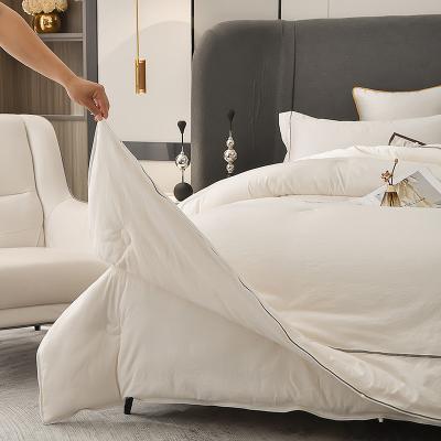 China White Zipper 4 Season Comforter Machine Washable Hypoallergenic Bedding Set for sale