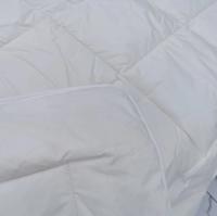 China White 200TC 100% Cotton Comforter All Season Fabric Comforter With Polyester Filling for sale