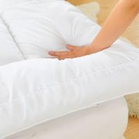 China 100% Cotton Mattress Protector Machine Washable Mattress Topper Fitted Sheet Style for sale
