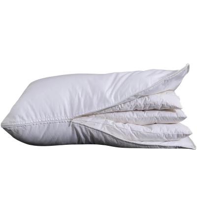 China Multilayer Microfiber Sleeping Pillow With Zipper Double Stitching Machine Washable for sale