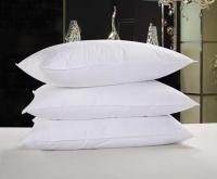 China Breathable Luxury Down Pillow Hypoallergenic 100% Cotton Cover Down Neck Roll Pillow for sale