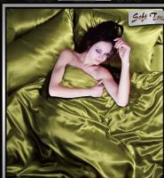 China Super Soft King Queen Size Satin Sheets Microfiber Bed Sheet Set In White Gray Beige Blue for sale