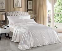 China Breathable Satin Bed Sheet Super Soft Modern Microfiber Satin Sheet Set Queen for sale